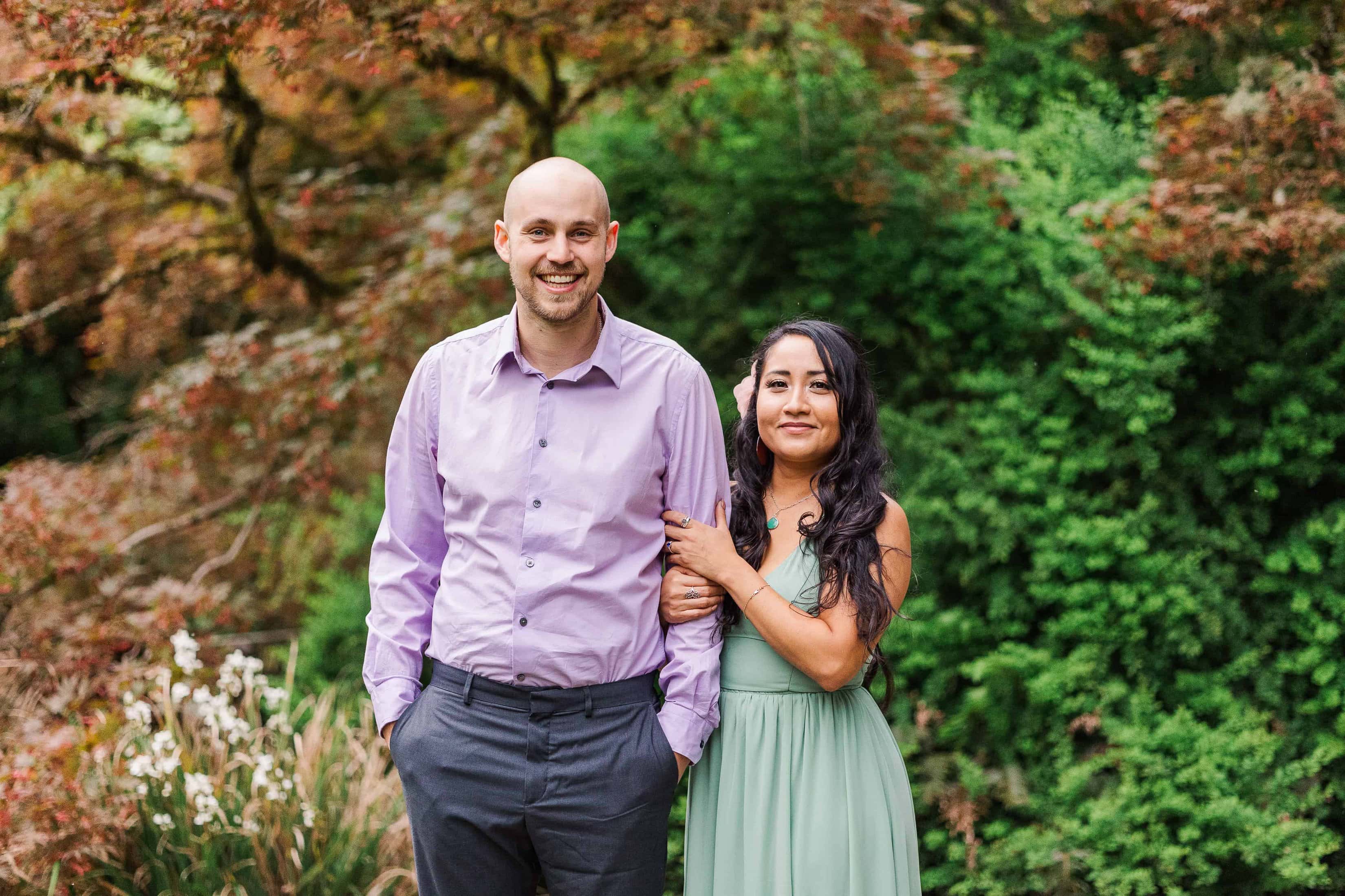 Engagement Session at the UW Arboretum (with dogs!)