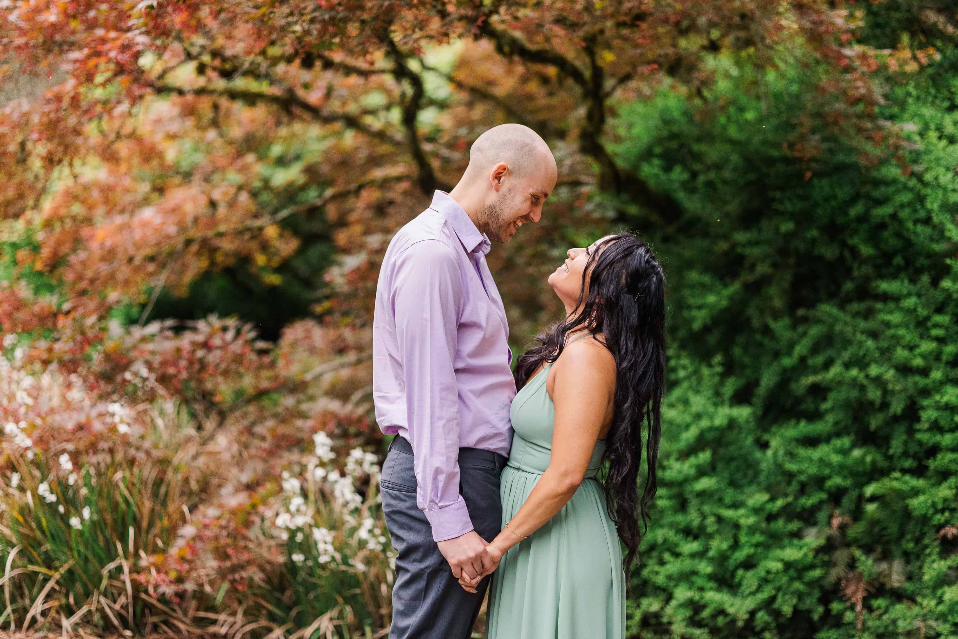 Engagement Session at the UW Arboretum (with dogs!)