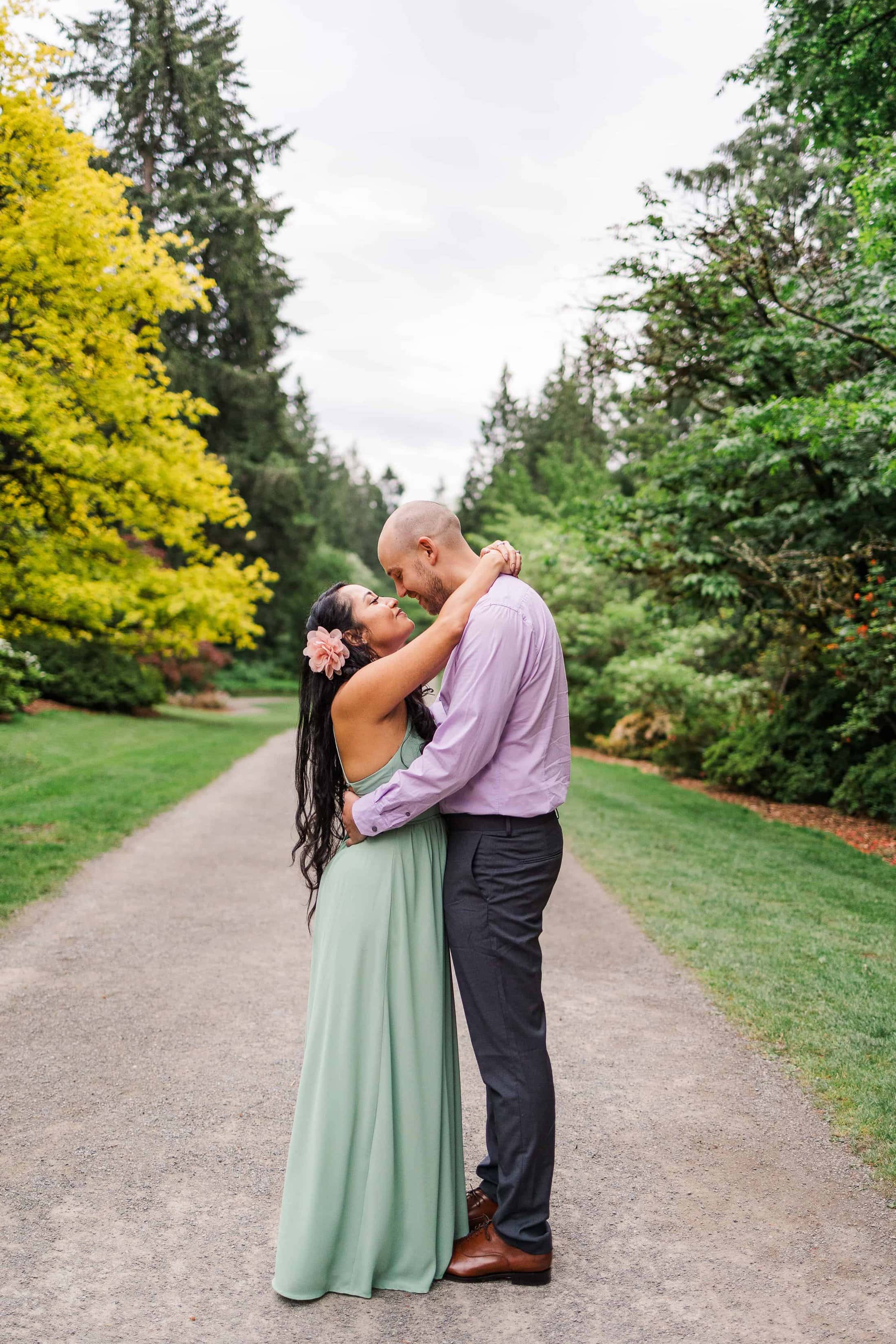 Engagement Session at the UW Arboretum (with dogs!)