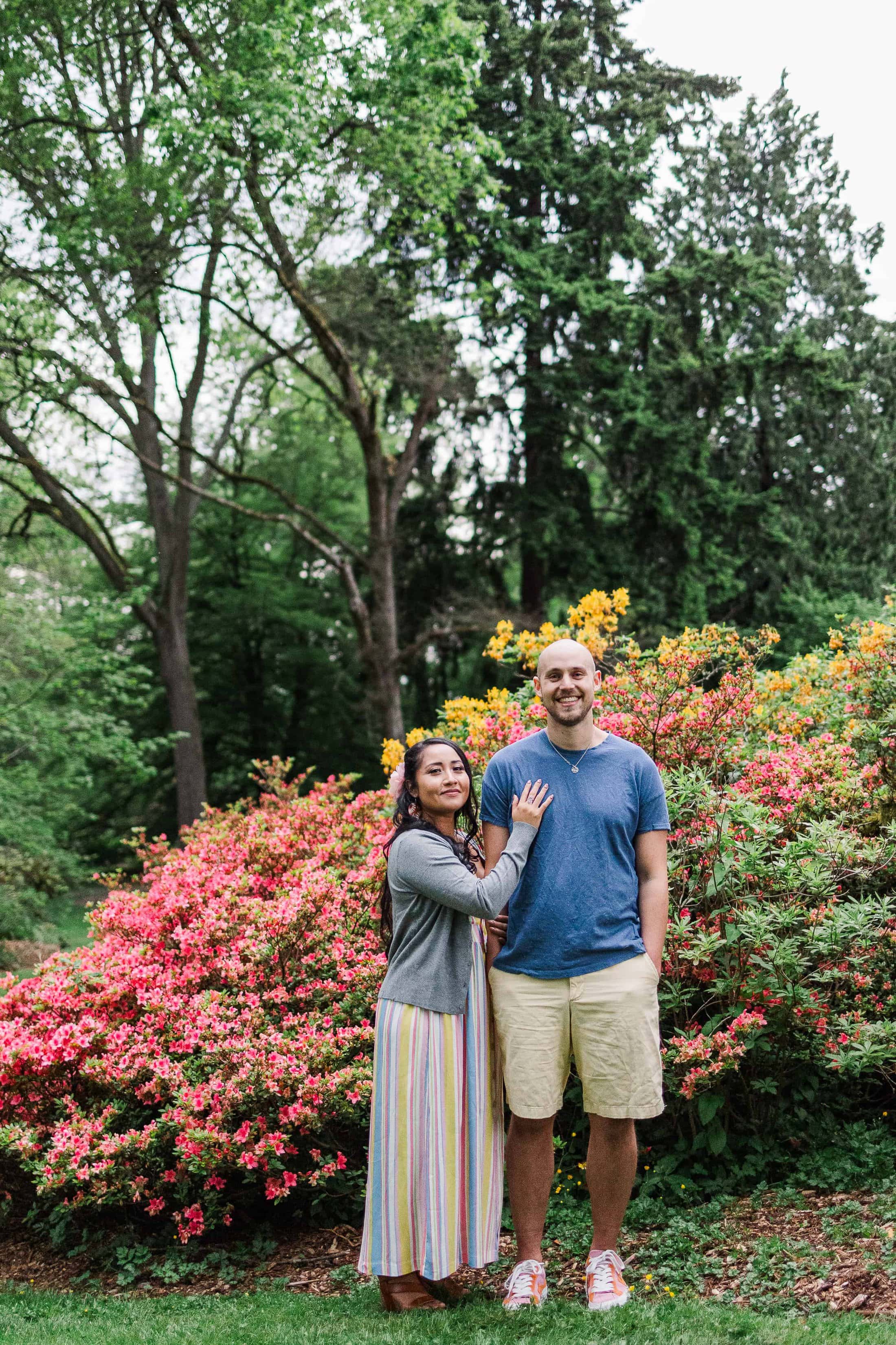 Engagement Session at the UW Arboretum (with dogs!)