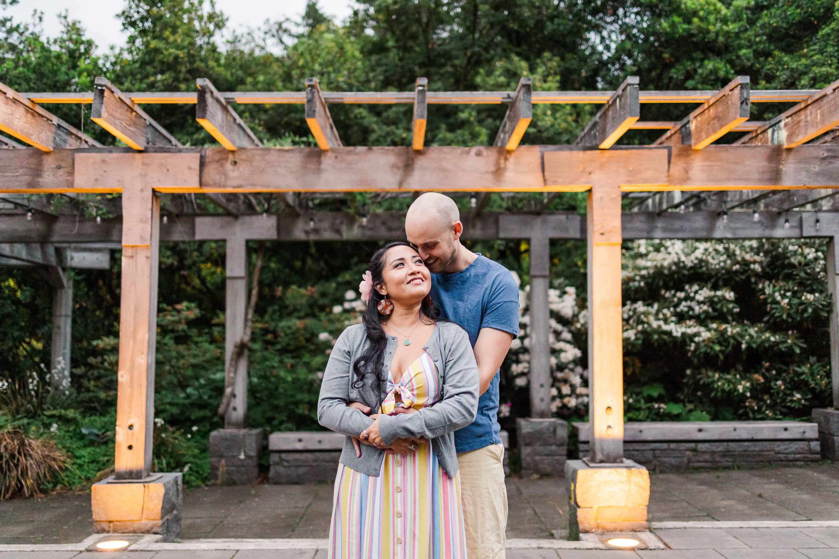 Engagement Session at the UW Arboretum (with dogs!)