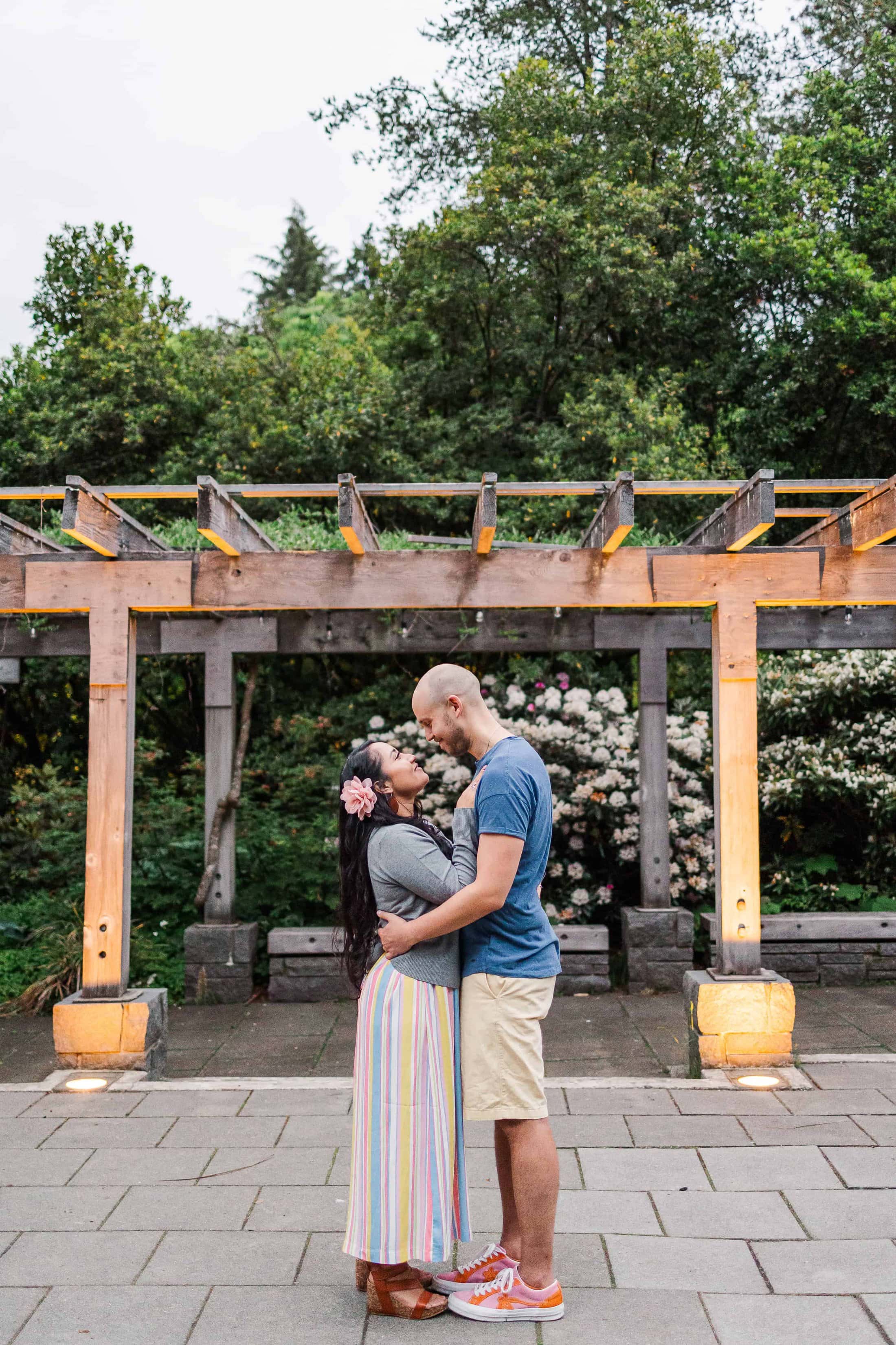 Engagement Session at the UW Arboretum (with dogs!)